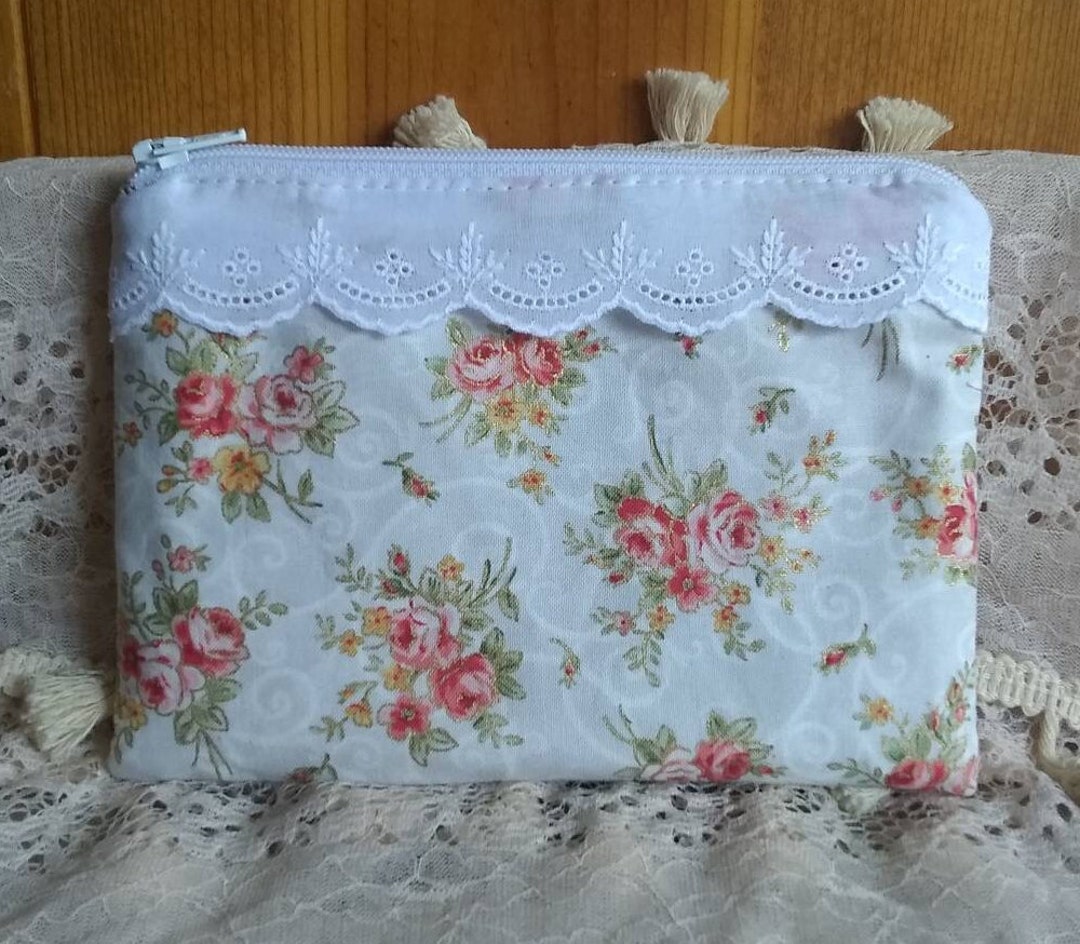 Roses Bag, Victorian Roses, French Roses, Tampon Bag, Victorian Bag ...