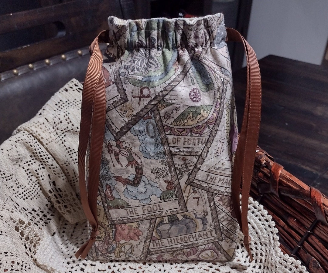 Card Fabric, Tarot Card Bag, Card Bag, Tarot Fabric, Fabric Bag ...