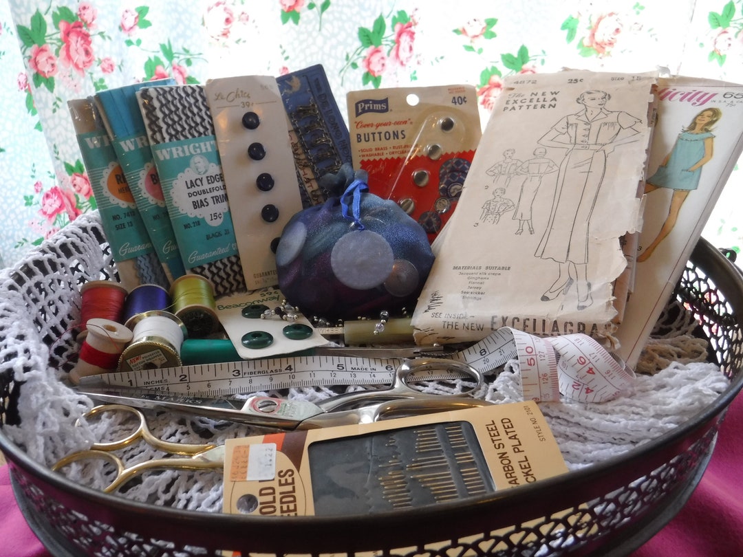 Vintage Sewing Subscription Box: Retro Tools, Notions & Patterns - Etsy