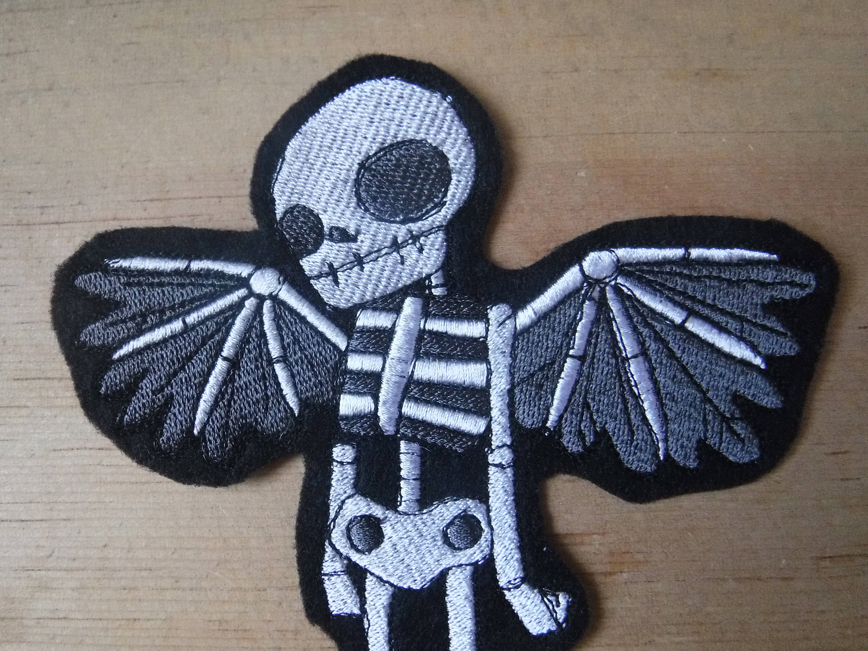 Skeleton Patch Skeleton Art Skeleton Accessories Applique - Etsy UK