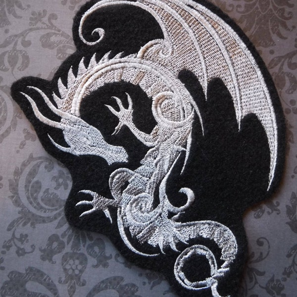 Dragon Applique Patch - Etsy
