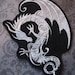 Dragon Patch, Baroque Dragon, Medieval Dragon, Iron on Patch, Gothic ...