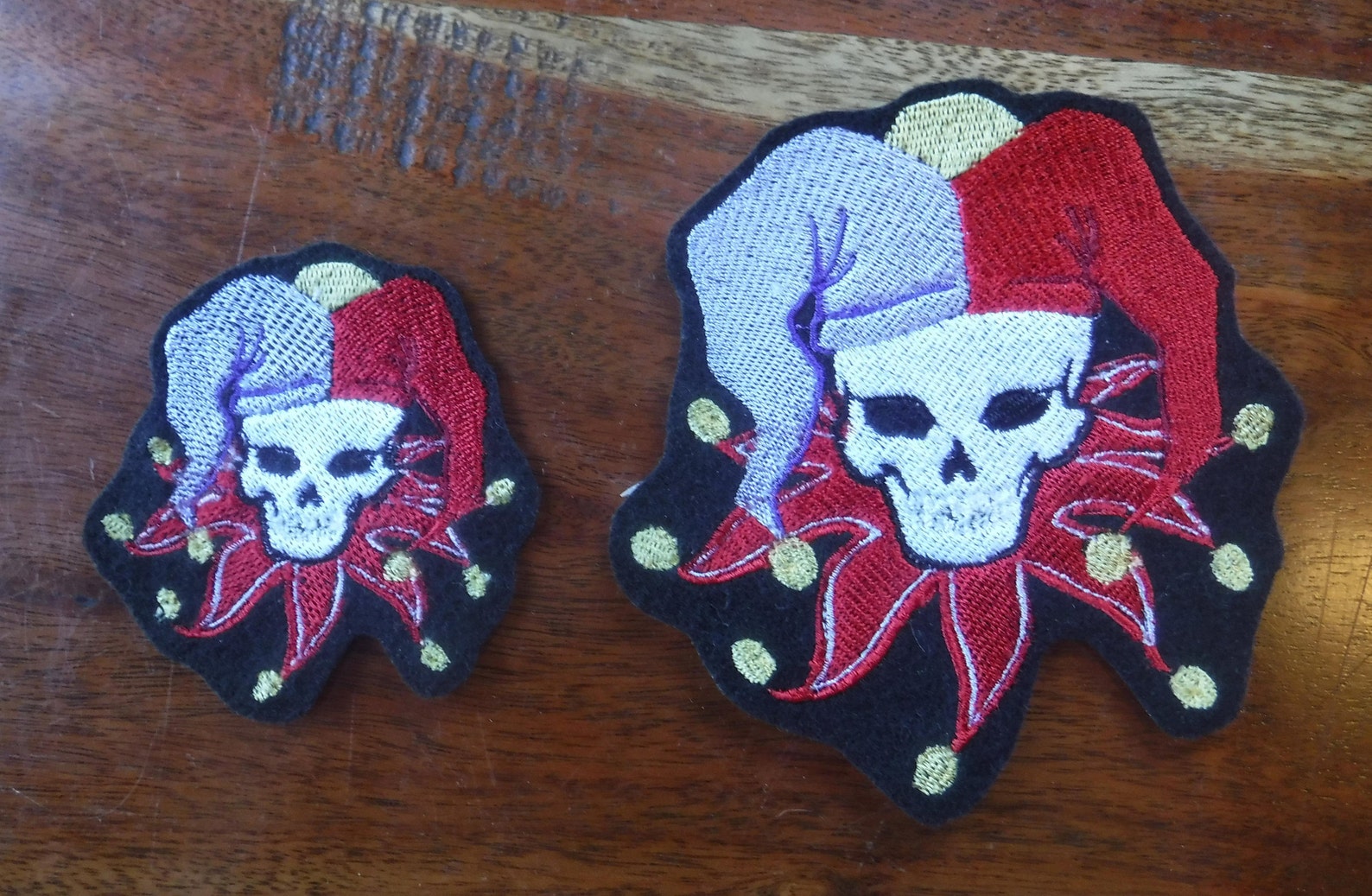 Clown Patch Clown Skull Clown Costume Iron on Patch Jester | Etsy