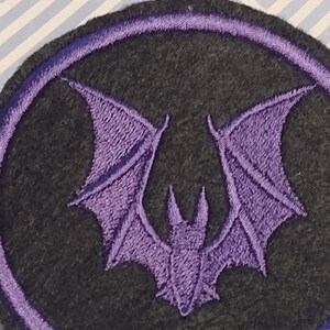 Bat Patch, Goth Bat, Vampire Bat, Iron on Patch, Gothic Patch ...