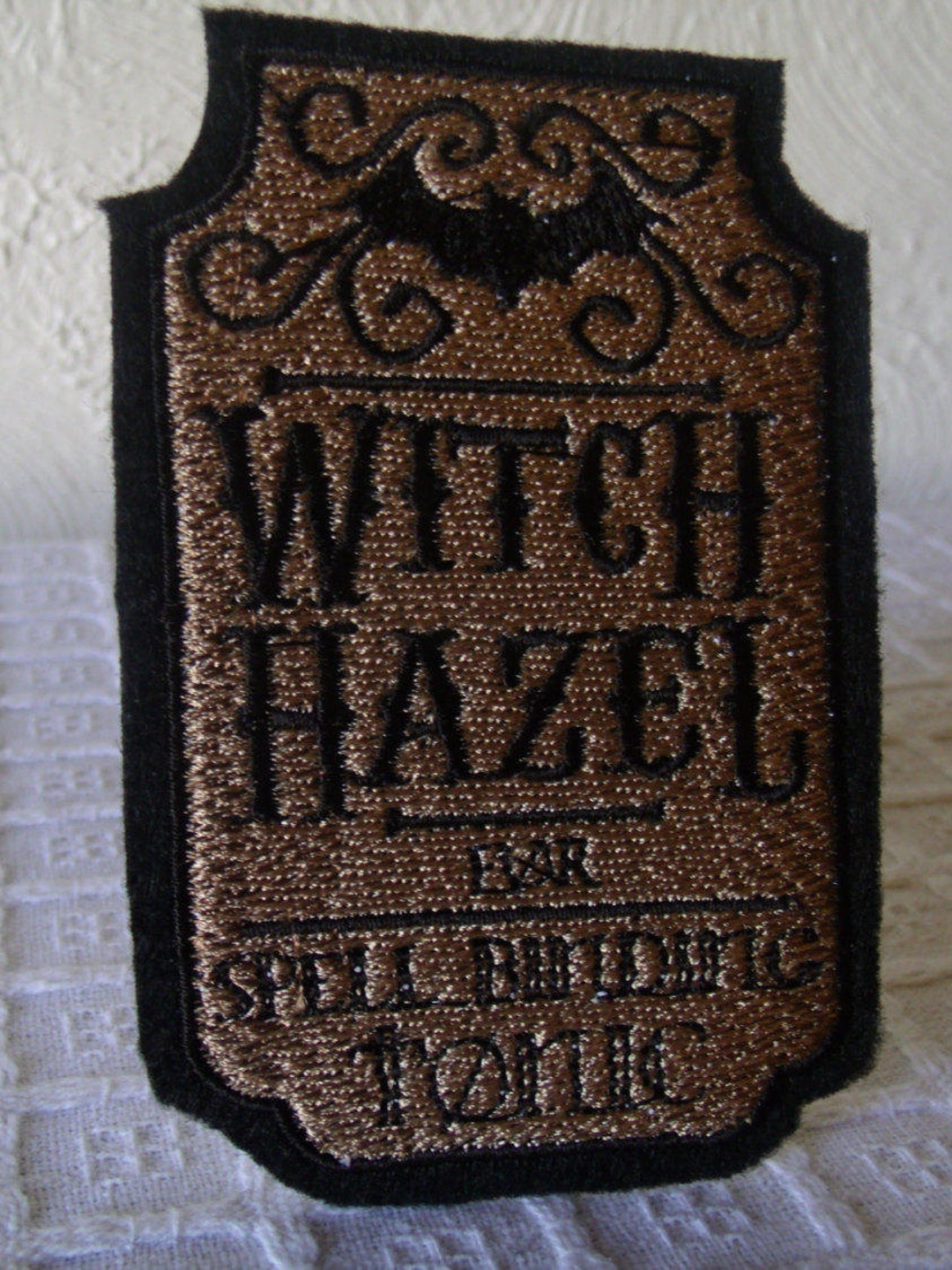 Witch Hazel Embroidered Patch: Victorian Steampunk Iron on Applique - Etsy