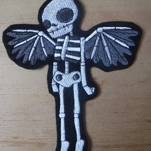 Skeleton Patch, Skeleton Art, Skeleton Accessories, Applique Patch ...
