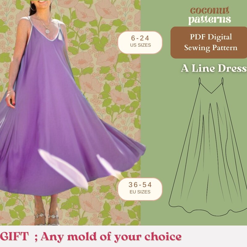 A Line Summer Dress - Etsy