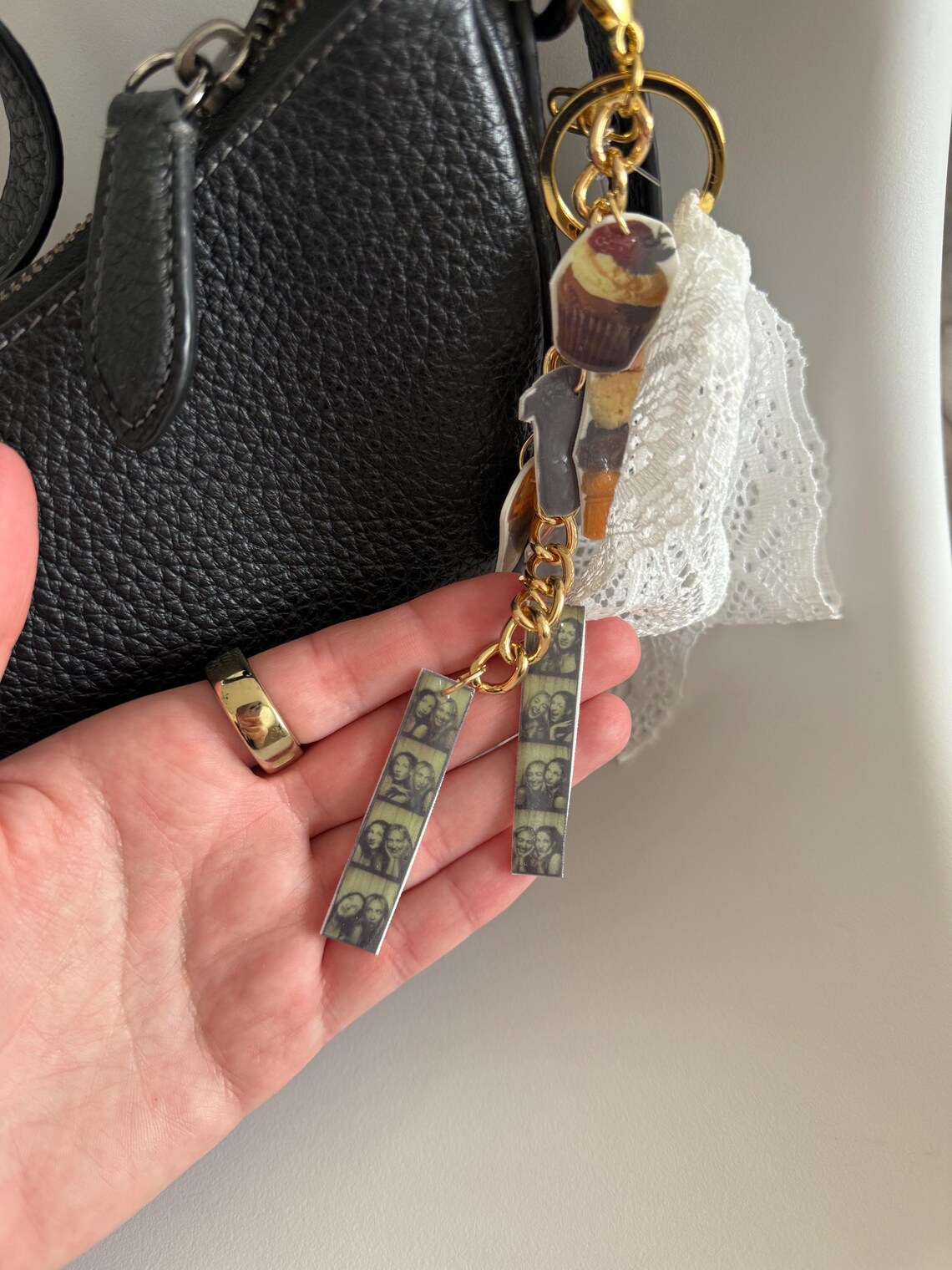 Custom Shrinky Dink Bag Charm - Personalized Photo Keychain - Etsy