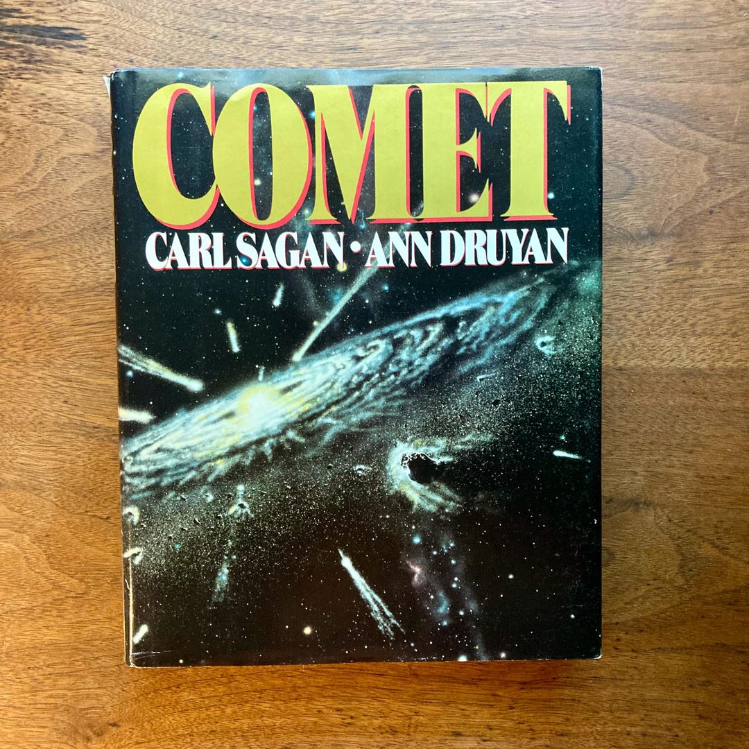 Comet by Carl Sagan and Ann Druyan; Vintage Science Hardcover - Etsy
