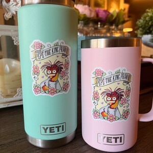 Pepé the King Prawn Satin Finish Vinyl Decal Muppet Sticker / Muppet ...