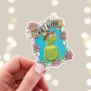 Cowboy Kermit Vinyl Decal Sticker - Etsy