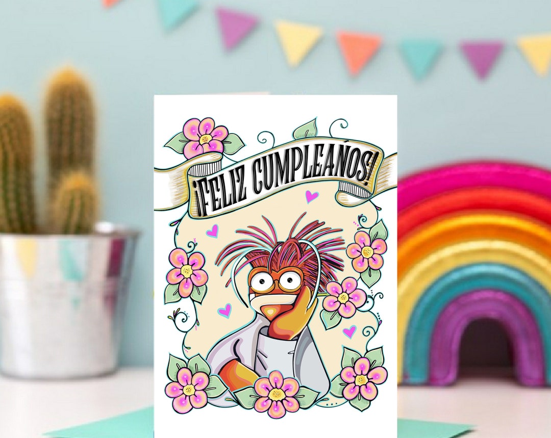 Pepe the King Prawn / A 5x7 Muppet Fan Art Card / Feliz Cumpleaños ...