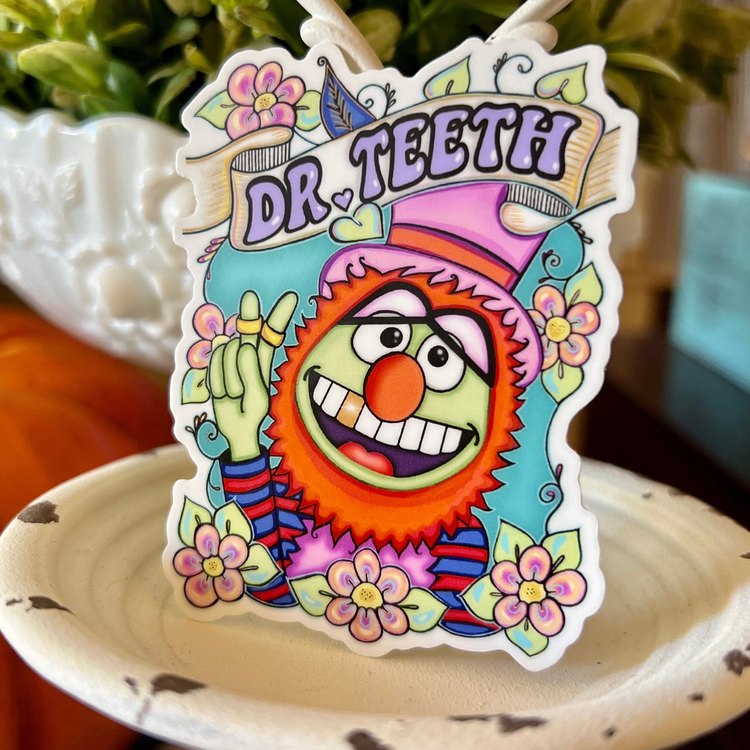 Dr Teeth Muppet Vinyl Decal Sticker / the Electric Mayhem - Etsy