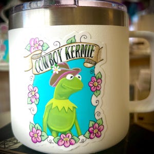 Cowboy Kermit Vinyl Decal Sticker - Etsy