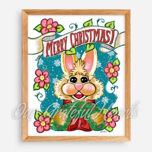 Bean Bunny Muppet Christmas Carol/ the Muppets / Muppet Fan Art / Fine ...