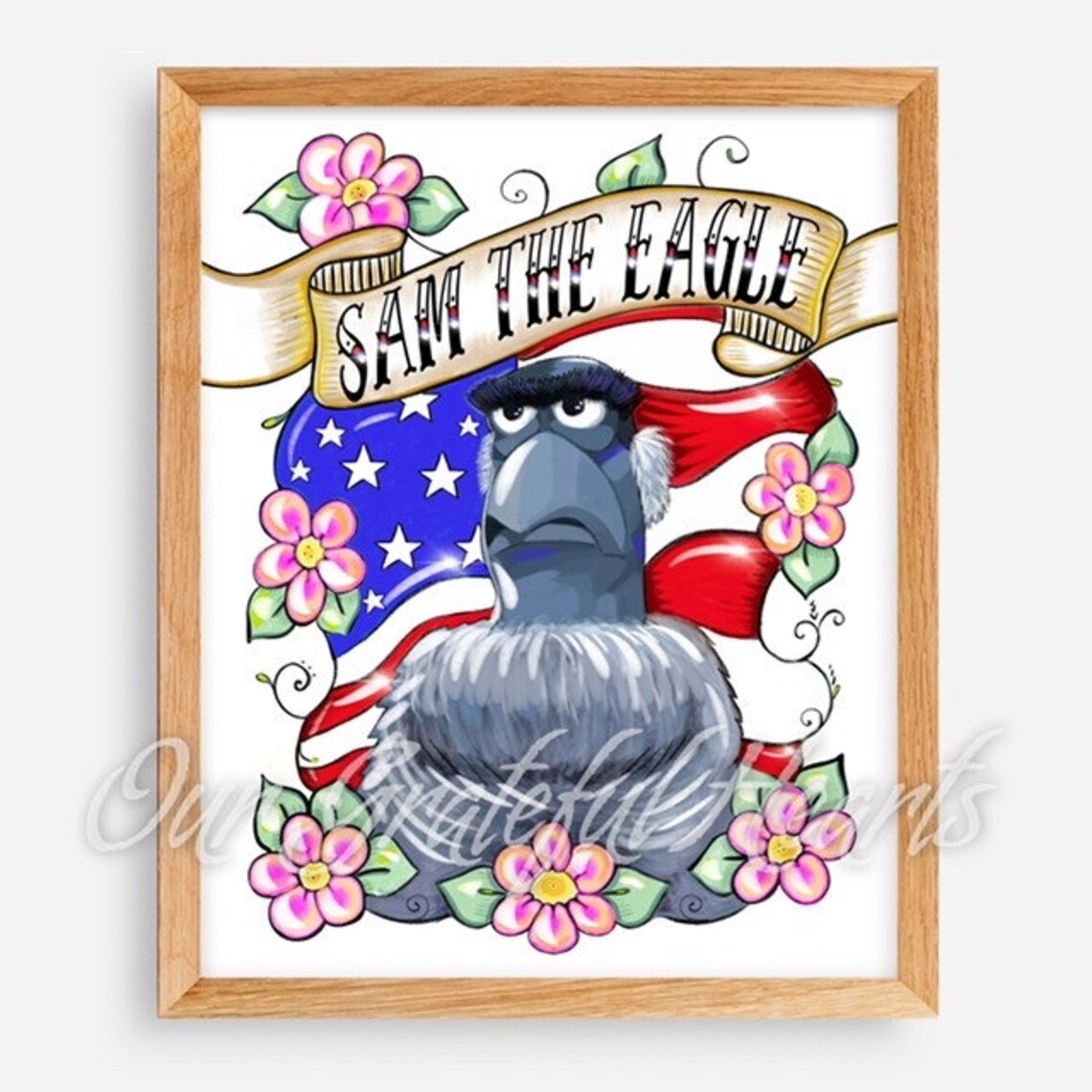 Sam the Eagle / the Muppets / Muppet Fan Art / Fine Art - Etsy Australia