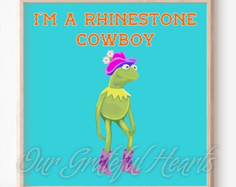 Kermit the Frog Cowboy - Etsy