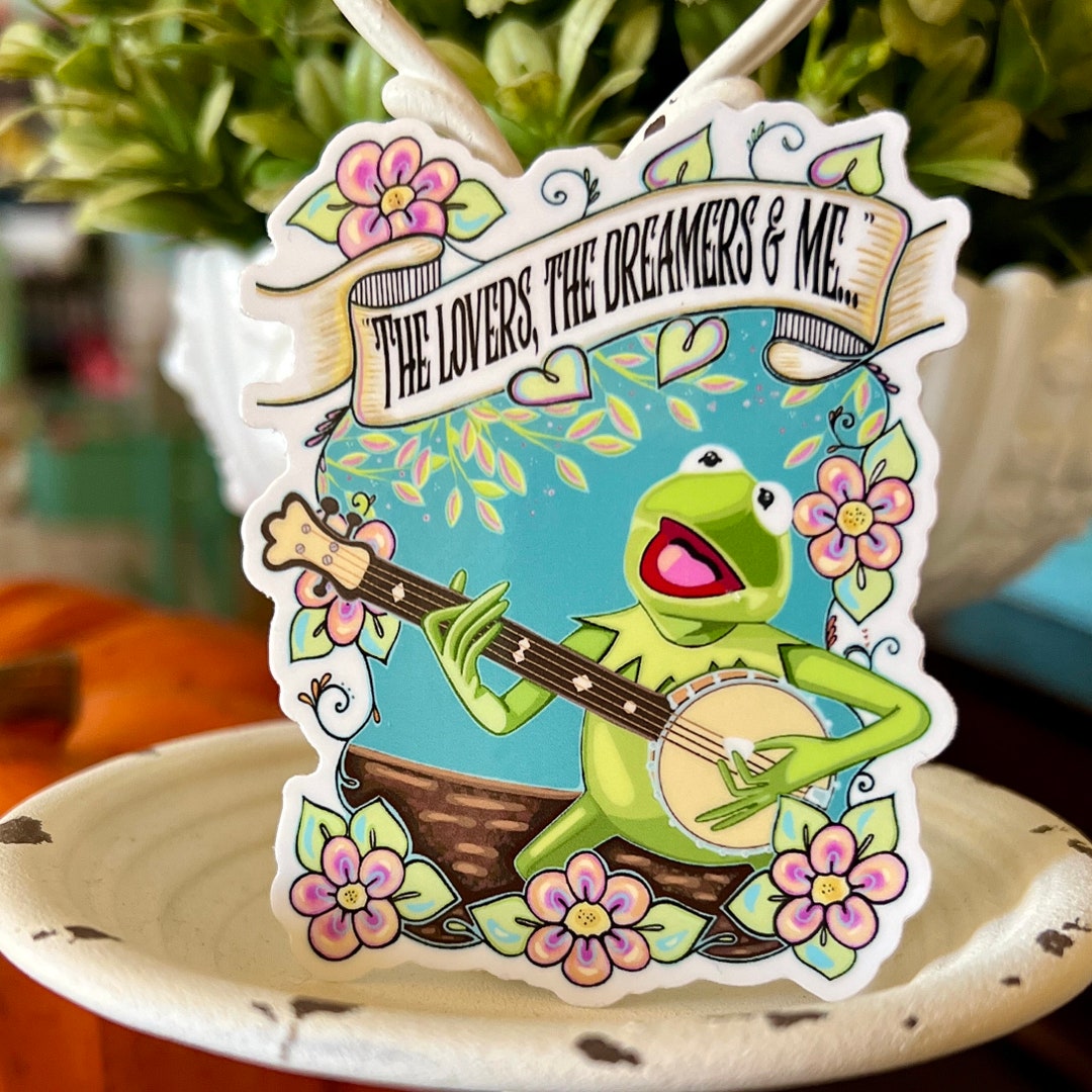 Kermit Rainbow Connection Vinyl Decal Sticker - Etsy