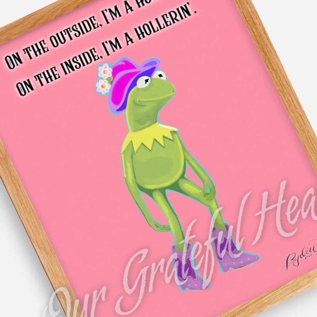 Cowboy Kermie / Cowboy Kermit / Fan Art / Fine Art Illustration ...