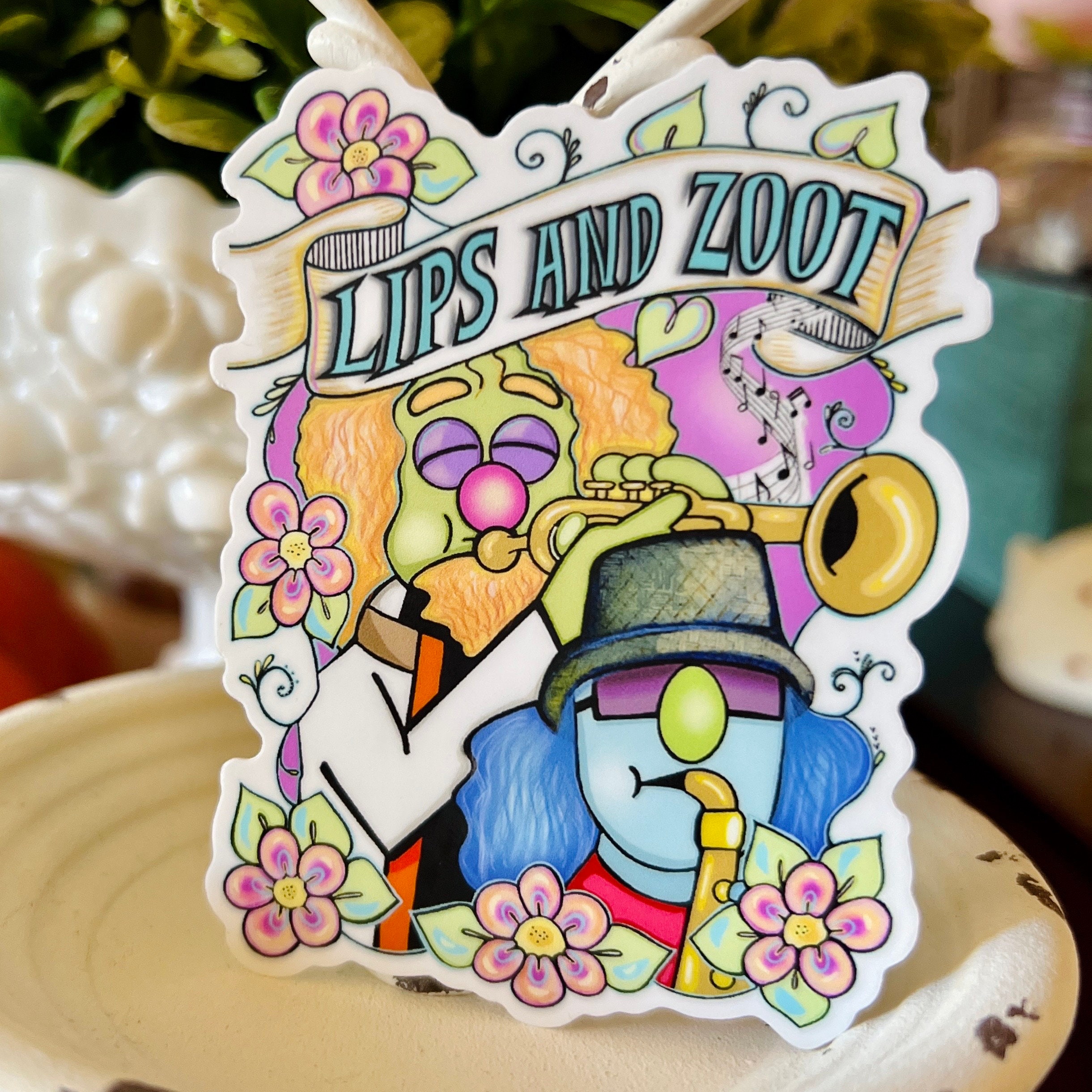 Lips and Zoot Muppet Vinyl Decal Sticker / the Electric Mayhem - Etsy