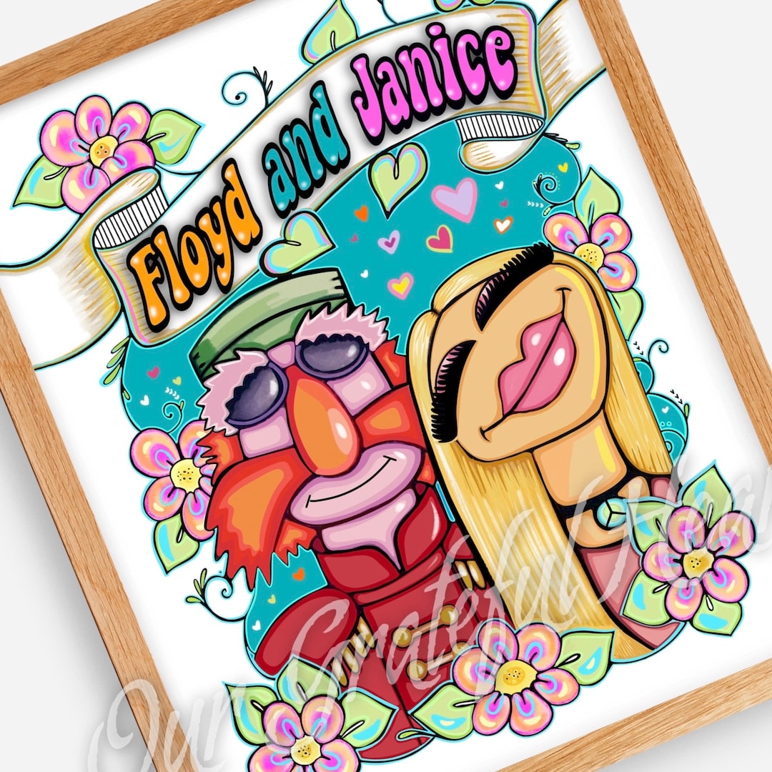 Floyd Pepper and Janice / the Muppets / the Electric Mayhem / Muppet ...
