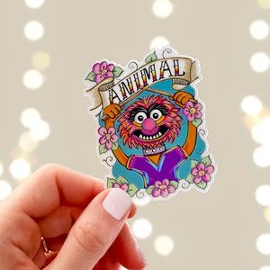 Animal Muppet Satin Vinyl Decal Sticker / Electric Mayhem / - Etsy