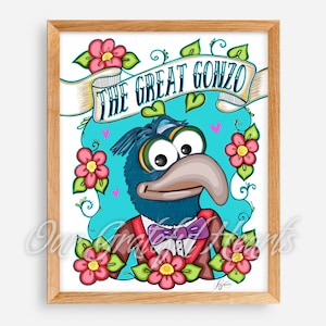The Great Gonzo 2 / the Muppets / Muppet Fan Art / Fine Art ...
