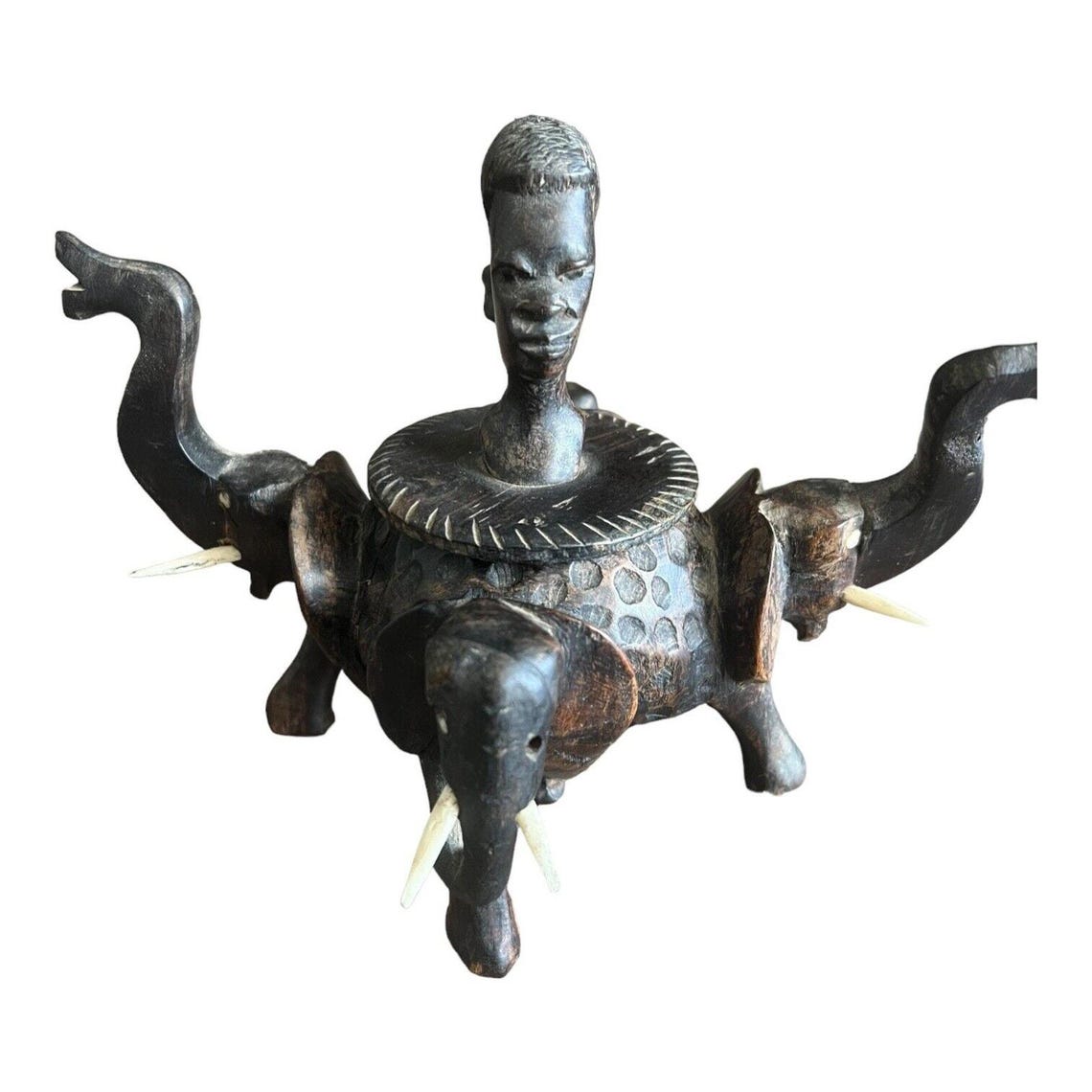 Antique African Primitive Vessel Wood With Lid - Etsy