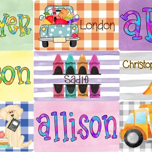 Personalized Pencil Box, Personalized School Supplies, Back to School ...