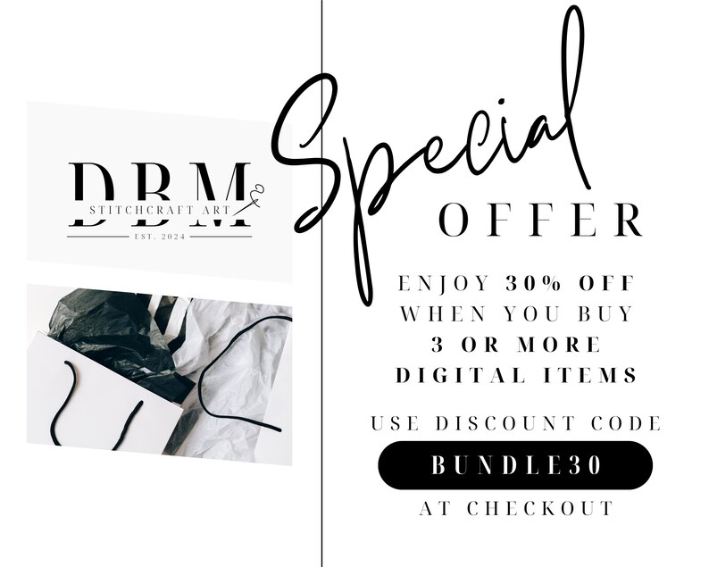 Granny Square Cross Stitch Pattern | Mediterranean Vibes Motif | PDF ...