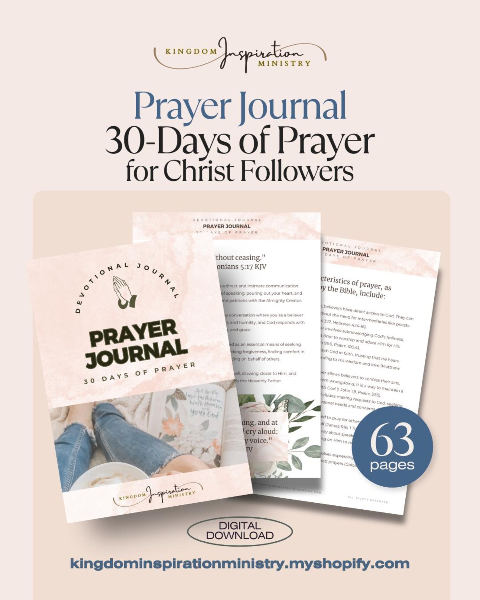 30-days Prayer Journal Printable - Etsy