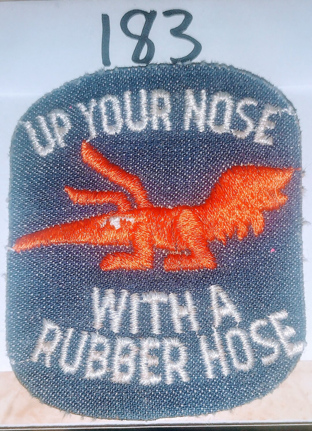 Vintage up Your Nose With Rudder Hose Patch - Etsy
