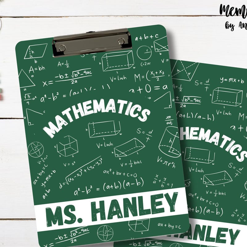 Clipboard Math - Etsy