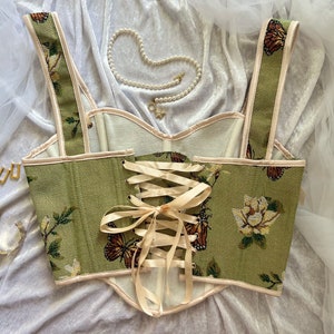Vintage Corset Top for Women Butterfly Corset - Etsy