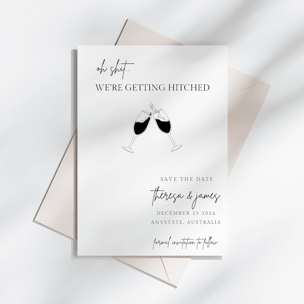 Funny Save the Date - Etsy