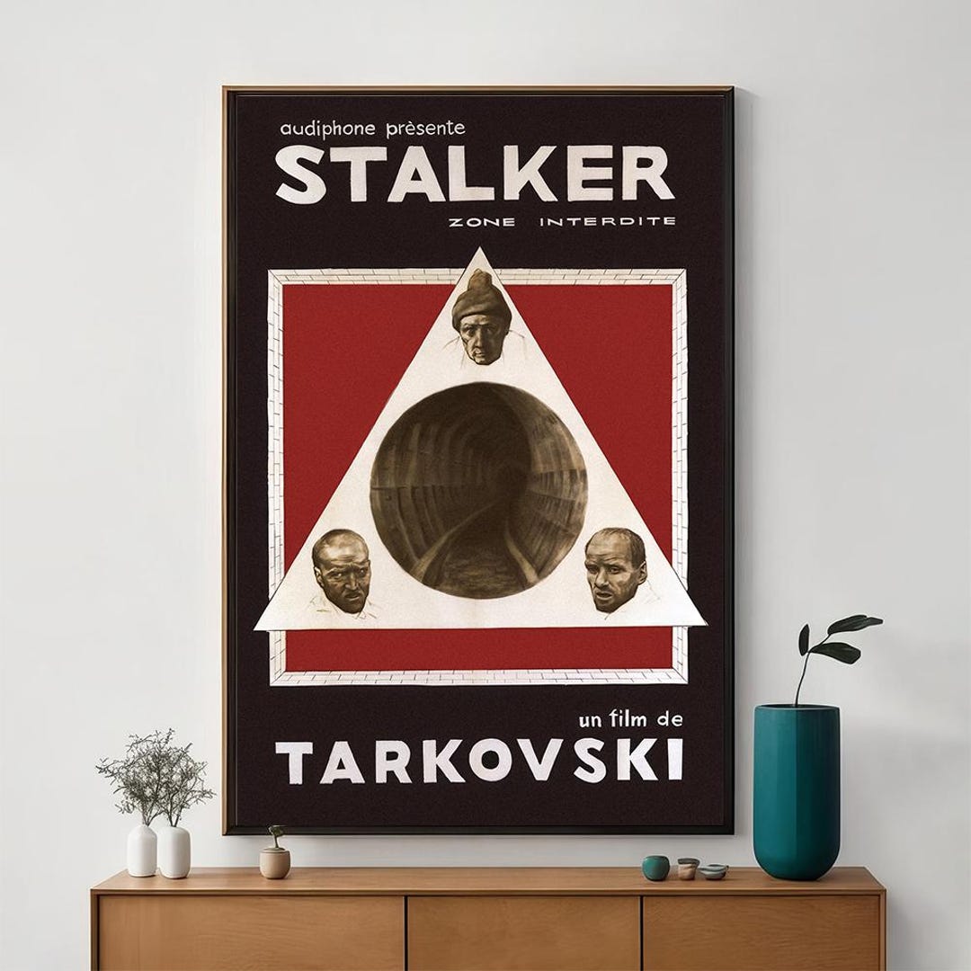 Stalker Movie Poster, Unique Cinema Art, Fine Canvas Art Print, Perfect ...