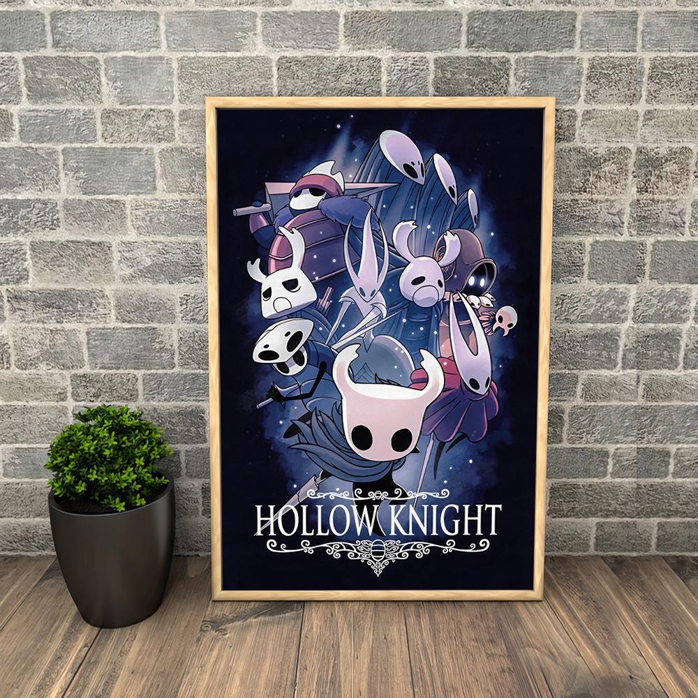 Hollow Knight Map of Hallownest Poster, Hollow Knight Wall Decor, Fine ...