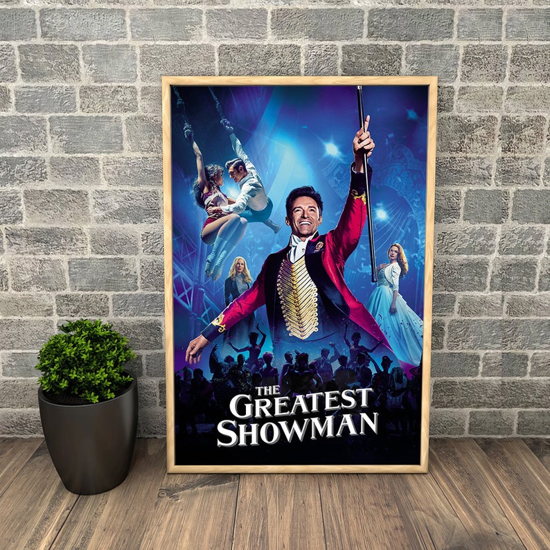 The Greatest Showman Movie Poster, Unique Cinema Art, Fine Canvas Art ...