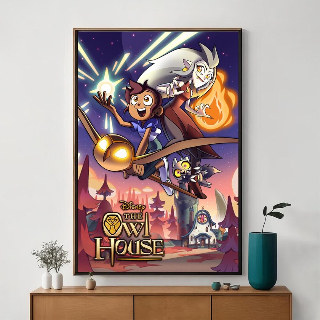 The Owl House Movie Poster, Unique Cinema Art, Fine Canvas Art Print ...