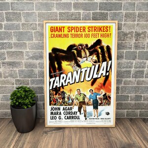 Tarantula Movie Poster, Unique Cinema Art, Fine Canvas Art Print ...