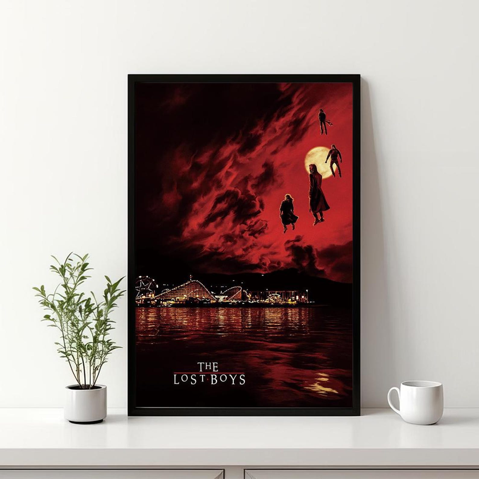 The Lost Boys Movie Poster, Unique Cinema Art, Fine Canvas Art Print ...