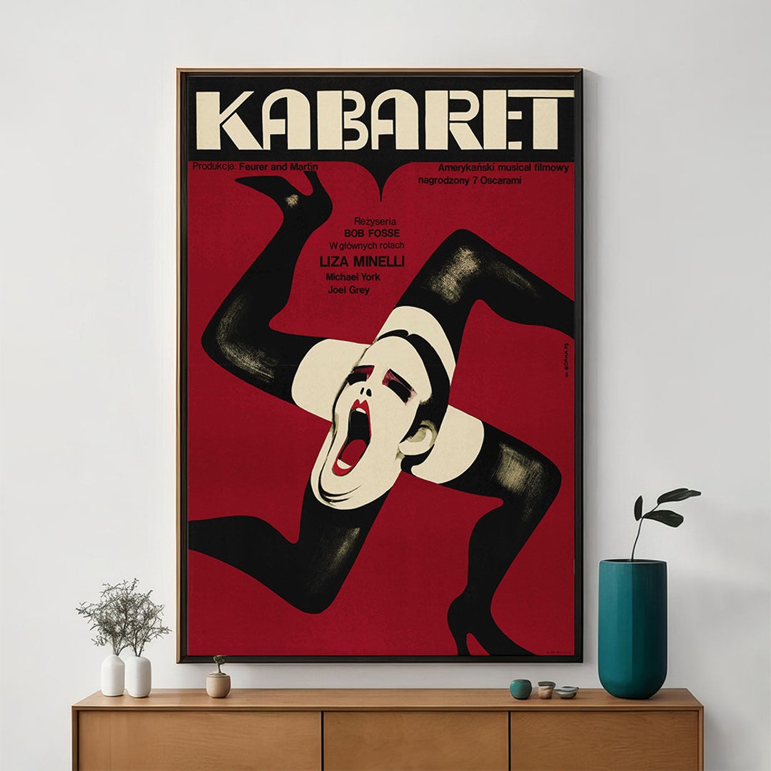 Cabaret Movie Poster, Unique Cinema Art, Fine Canvas Art Print, Perfect ...