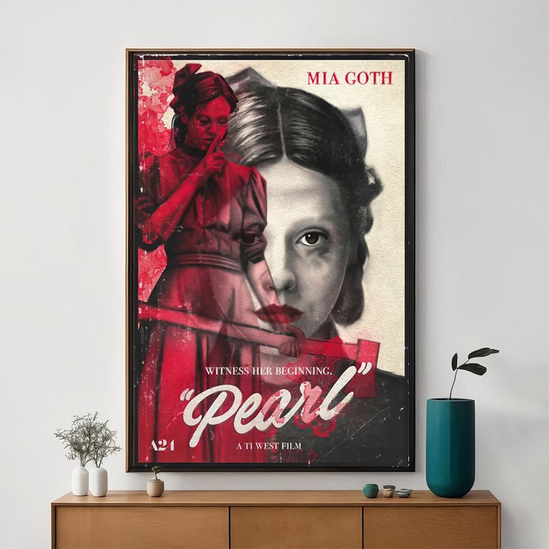 Pearl Movie Poster, Unique Cinema Art, Fine Canvas Art Print, Perfect ...