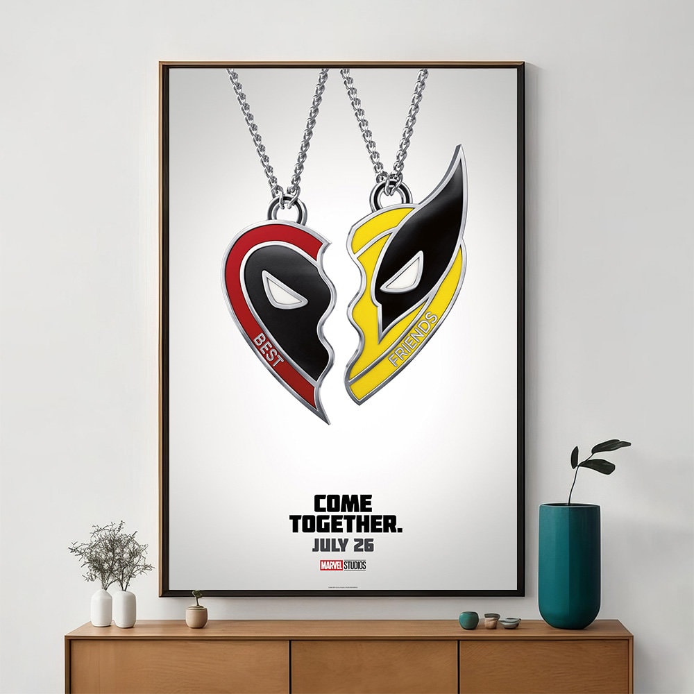 Deadpool & Wolverine Movie Poster, Unique Cinema Art, Fine Canvas Art ...