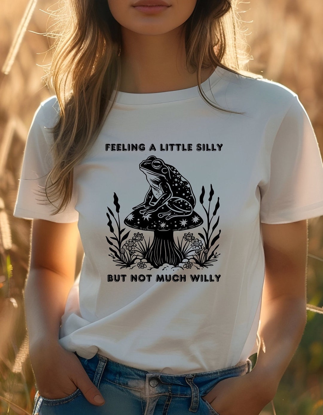 Silly Willy Tshirt, Silly Frog Tee, Frog Lover Tee, Cute Froggy Tshirt ...