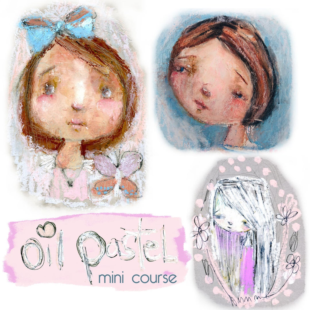 Oil Pastel - Online Mini-class - Etsy