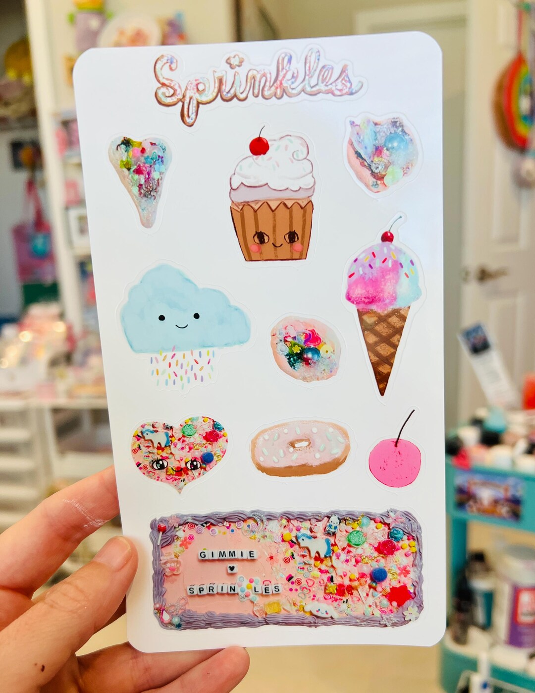 Sprinkles - Sticker Sheet - Etsy