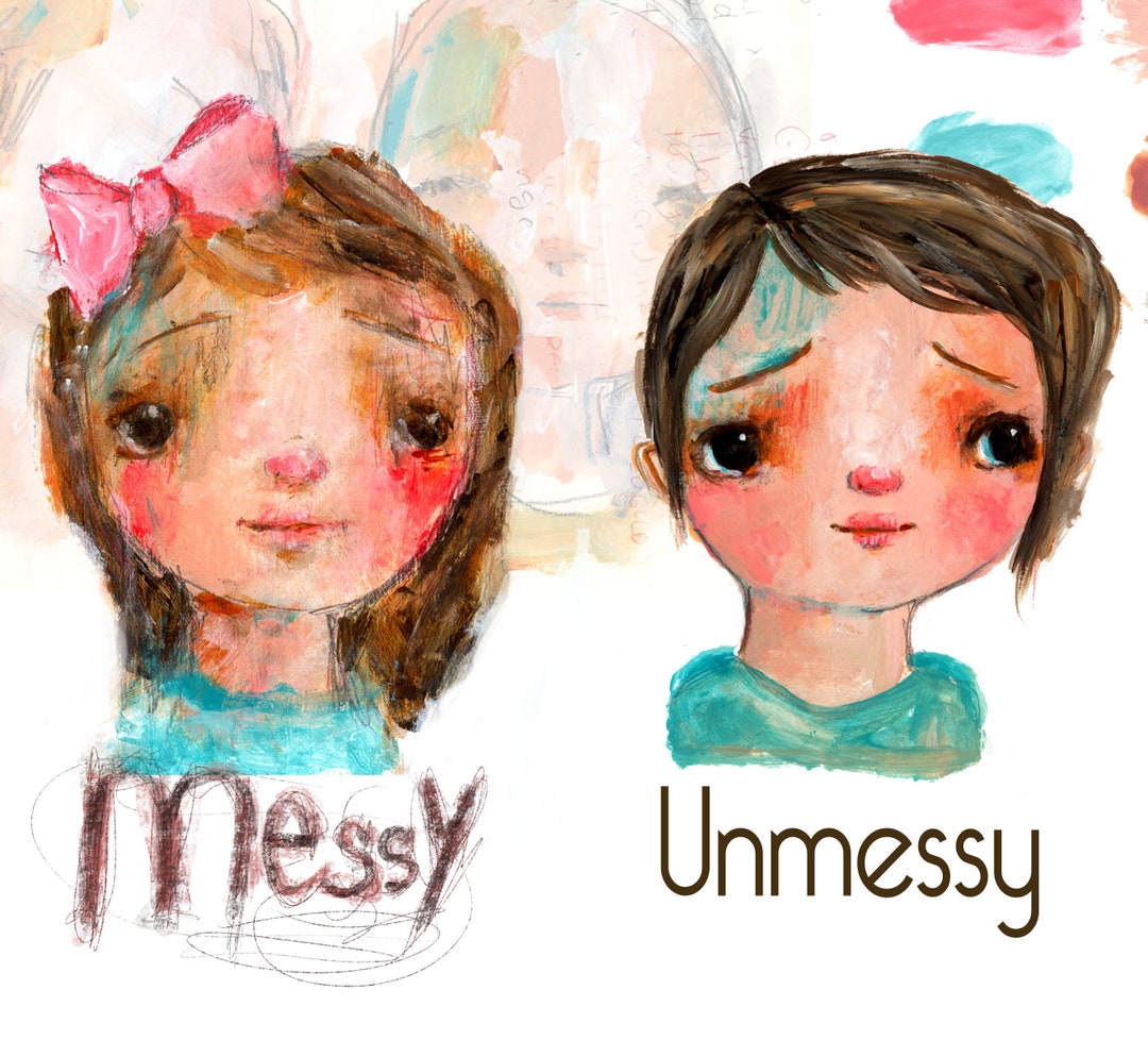 Messy/unmessy - Online Class for Beginners - by Mindy Lacefield - Etsy