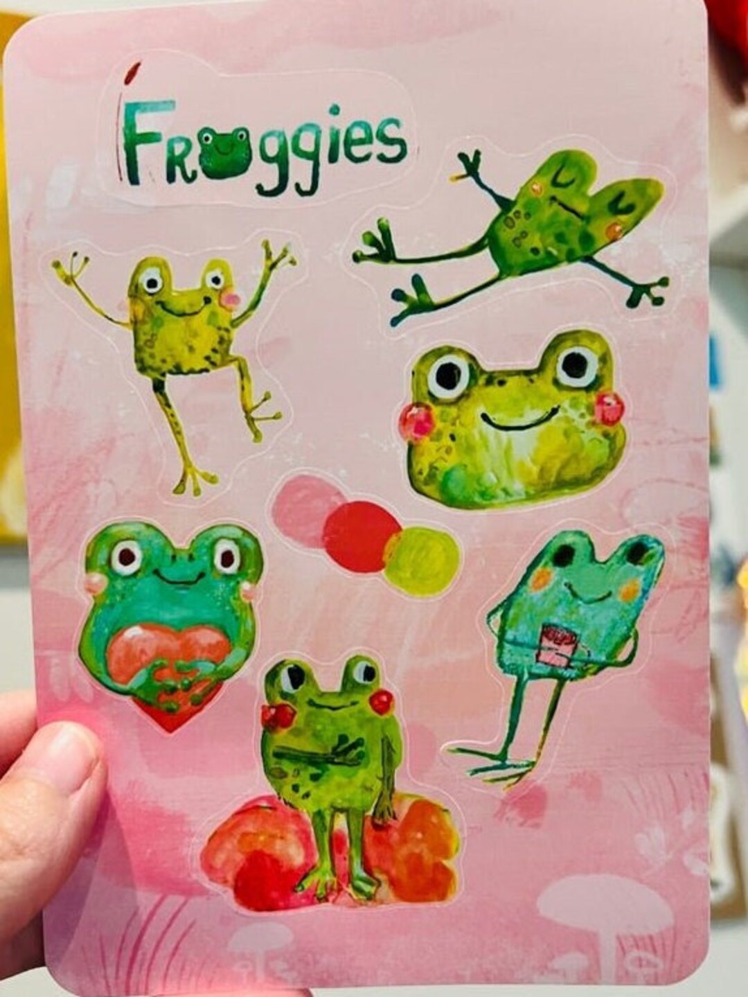 Lil Froggie - Sticker Sheet - Etsy