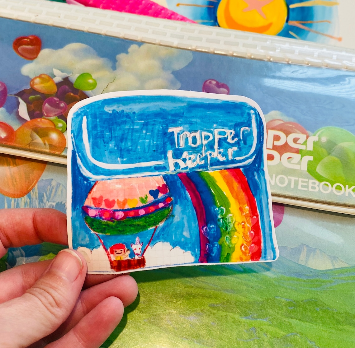 Trapper Keeper 3 vinyl sticker | Etsy